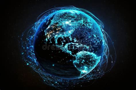 The Idea Of Global Interconnectedness Is Illustrated By A Network Of