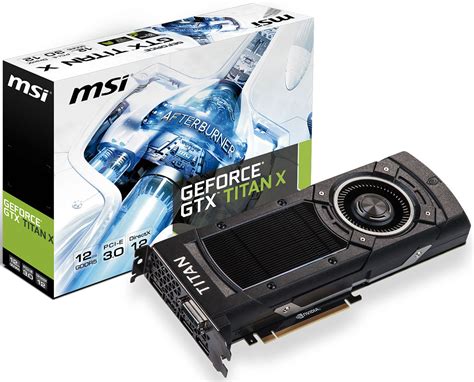 Msi Announces Its Geforce Gtx Titan X Graphics Card Techpowerup