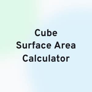 Cube Surface Area Calculator Hexacalculator Cube Surface Area Calculator Hexacalculator