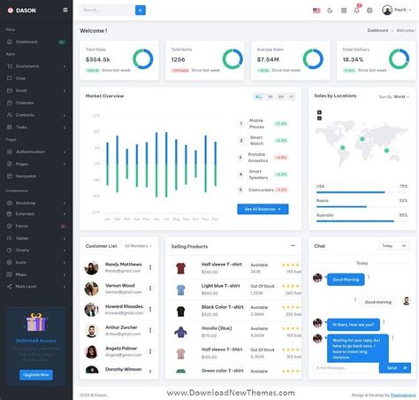 Dark Sidebar Laravel Admin And Dashboard Template Dashboard Template Templates Responsive
