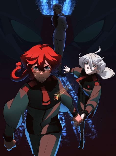 Suletta Mercury Miorine Rembran And Prospera Mercury Gundam And 1 More Drawn By Ink Gmbt