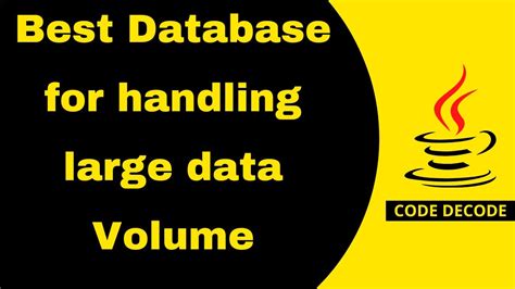 Which Database To Choose In Spring Boot Microservice Interview Questions Answers Code Decode