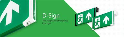 D Sign The Adaptable Emergency Exit Sign Thorlux Lighting