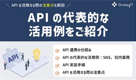 Apiの作り方の手順は？apiの作成事例やノーコード作成の注意点もあわせて解説します｜saas連携開発ならストラテジット