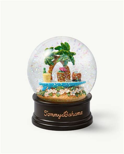 Tiki Sand Globe Holiday Snow Globe Snow Globes Hawaiian Christmas