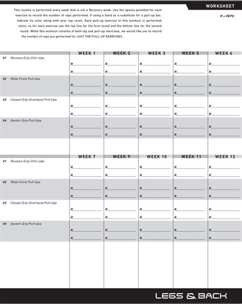 P90x Classic Workout Schedule With Times P90x Classic Workout Schedule With Times