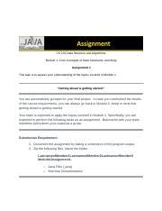 CITE004 Module 1 Assignment Gr4 Docx CS 201 Data Structure And