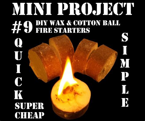 How To Make Fire Starters With Cotton Balls And Wax At Vaughn Josephs Blog