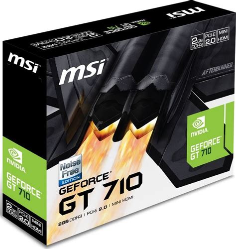 Видеокарта MSI PCI-E GeForce GT710 2GB DDR3 (GT 710 2GD3H H2D) - купить ...
