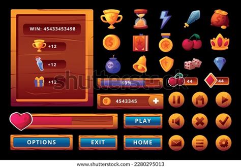 Mobile Game Ui Design Over 42730 Royalty Free Licensable Stock Illustrations And Drawings