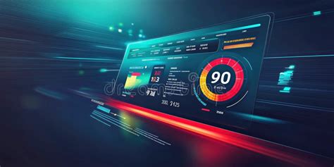Data Analysis Dashboard Displays Real Time Metrics And Performance