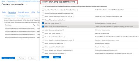Permissions Required To Add And Remove Servers From Azure Maintenance