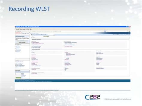 Building Weblogic Domains With Wlst Ppt