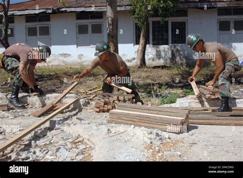 Us Navy Navy Seabees Assigned From Naval Mobile Construction Battalion Four Zero Nmcb 40