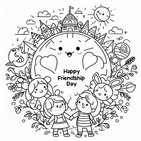 Free Coloring Pages Of Friendship 063a840abcfafeb46b77d206b8cfc861