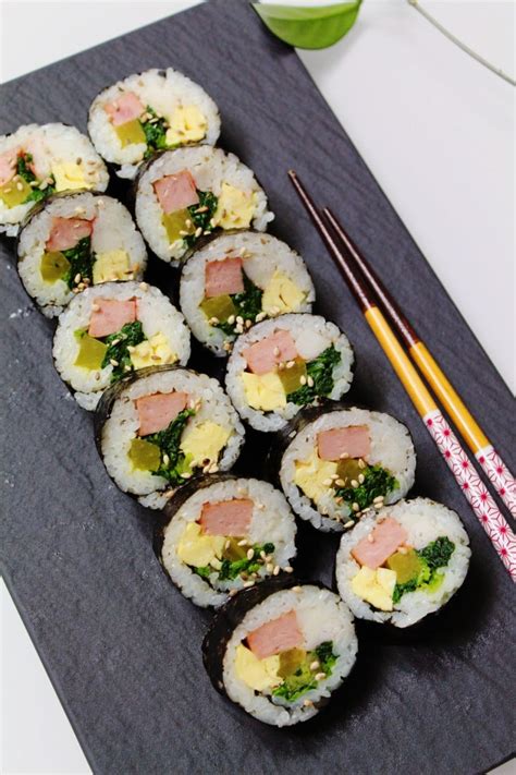 시금치 김밥맛있게싸는법 스팸김밥 만들기 속재료 김밥김앞뒤 네이버 블로그