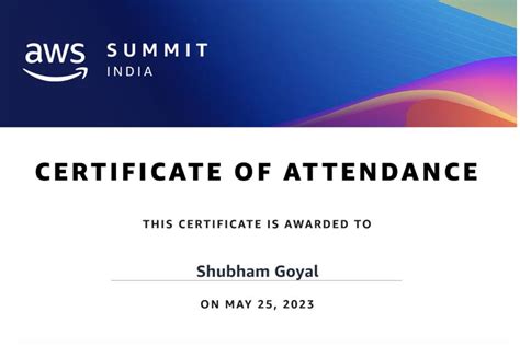 Shubham Goyal On Linkedin Aws