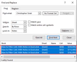 How To Filter Cells With Notes In Excel