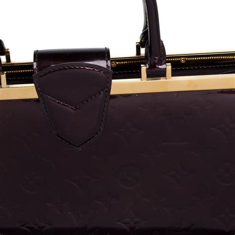 Louis Vuitton Amarante Monogram Vernis Leather Deesse Gm Bag At 1stdibs