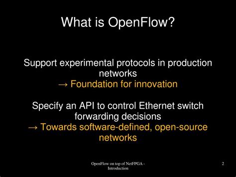 Ppt Openflow On Top Of Netfpga Powerpoint Presentation Free Download Id521818