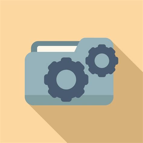 Premium Vector Folder Data Api Icon Flat Vector Monitor Hosting Mobile Build Team