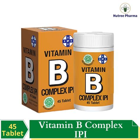 Jual Vitamin B Complex Ipi Isi 45 Tablet Shopee Indonesia