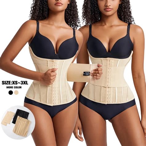 Misthin Steel Boned Waist Training Corset Shapewear Bodysuit For Women