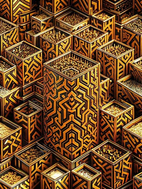 Hyper Detailed Seamless Tile Geometric Pattern For Design And Textile Ai Generated Image Stock