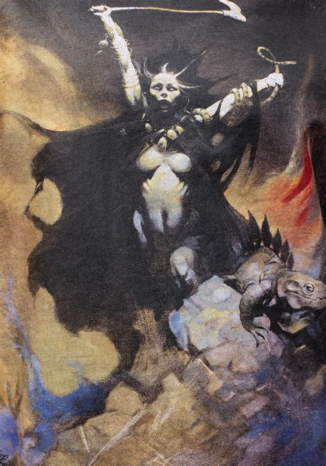 Frazetta Woman With Scythe Short Sleeve T Shirt Disturbia