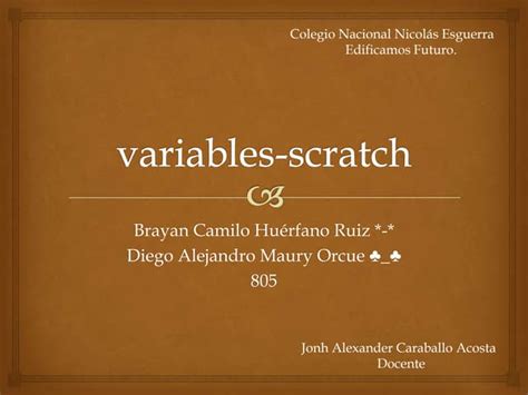 Variables Scratch Pptx