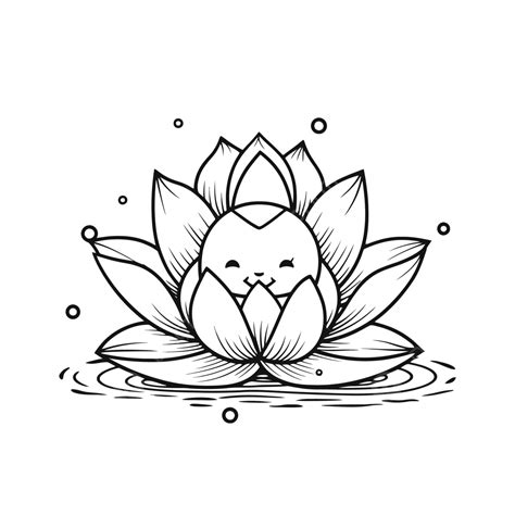 Zin Drawing Lotus
