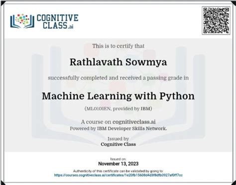 Machinelearning Python Ibm Onlinelearning Rathlavath Sowmya