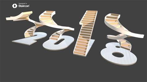 3d Software For Stair Design And Production Staircon Examples 3dexport Sketchfab