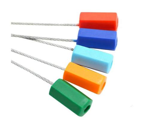 Abs Material Customized Wire Lock Adjustable Cable Lock Sealid