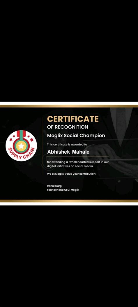 Abhishek Mahale On Linkedin Moglixhaina Happinessatwork Goldmedal Hardwork