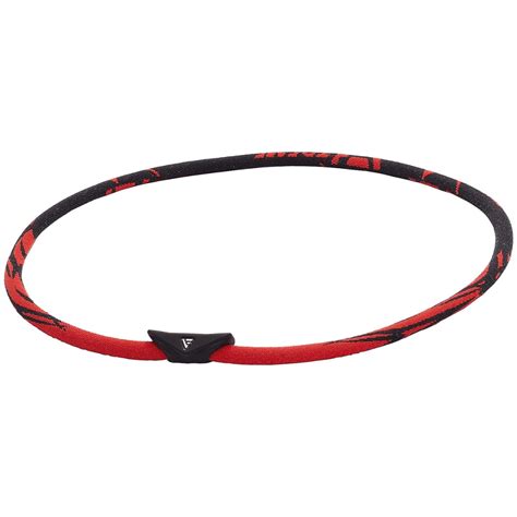 Phiten สร้อยคอ Rakuwa Neck Extreme สีดำแดง 50 ซม Wafuu Japan