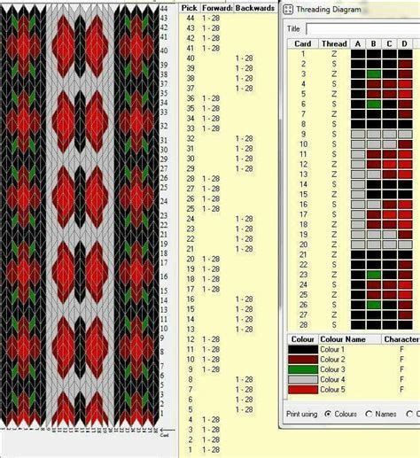 Bildergebnis Für Card Weaving Patterns Tablet Weaving Patterns Card