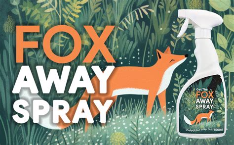 Uk Grow Fox Away 300ml Effective Fox Repellent Spray Natural