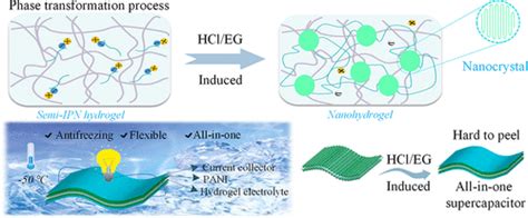 Phase Transition Induced Nanohydrogel Electrolytes With High Tensile Strength Robust Adhesion