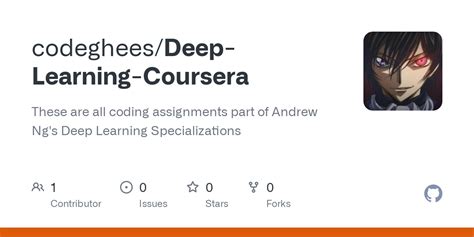 Github Codegheesdeep Learning Coursera These Are All Coding Assignments Part Of Andrew Ngs