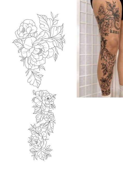 Tattoo Stencils Outline For Women Leg