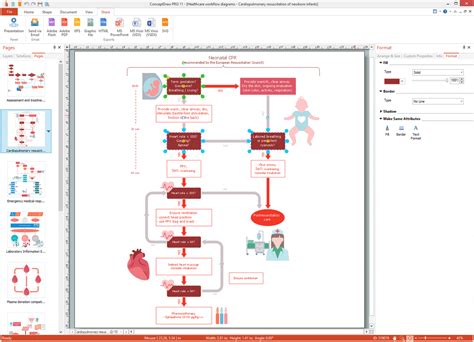 Healthcare Management Workflow Diagrams Solution ConceptDraw