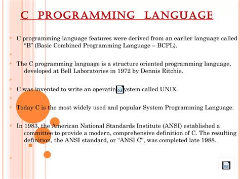 Introduction Of C Langauge Ppt