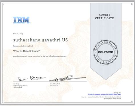 Finished Data Science Course On Coursera Sutharshana Gayathri Us Posted On The Topic Linkedin