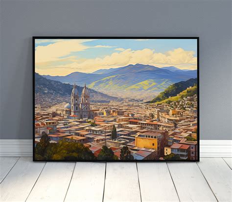 Quito Art Print Ecuador Art Ecuadorian Canvas Prints Etsy
