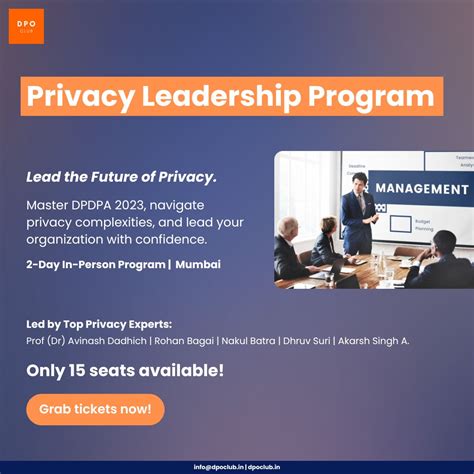 Prof Dr Avinash Dadhich On Linkedin Empower Your Leadership Team With The Privacy