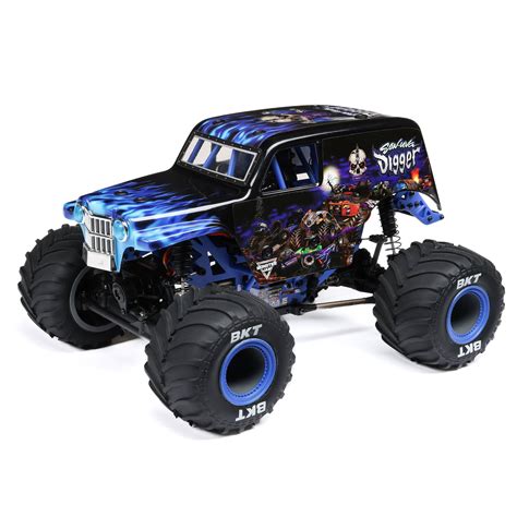 118 Losi Mini Lmt 4wd Son Uva Digger Monster Truck Brushed Rtr