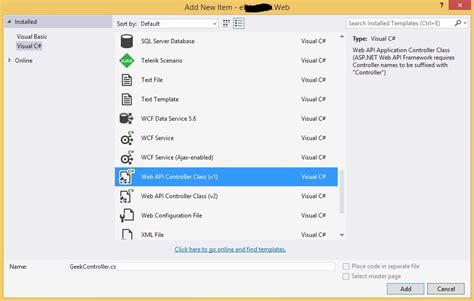 Adding Web API In ASP NET Web Form Website M Reza Faisal