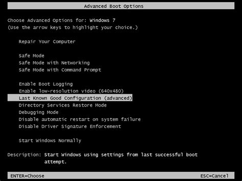 black screen at startup in windows vista 7