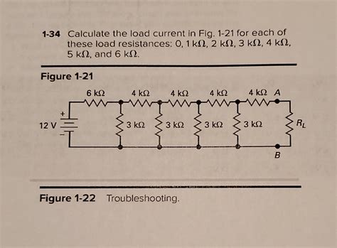 Solved Calculate The Load Current In Fig For Each Chegg Com